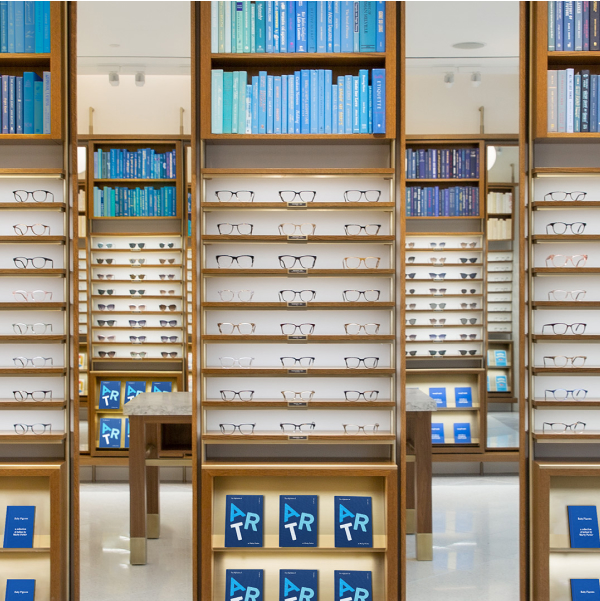 Whittier Eyeglasses in Soapstone with Riesling